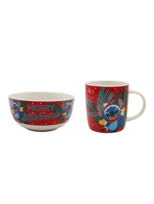 Lilo and Stitch Christmas Mug & Bowls 4 Piece Set | Home | George at ASDA