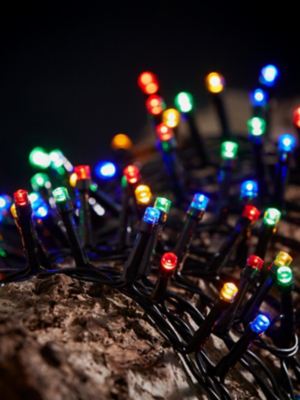 1000 Multicoloured Decorative String Lights | Christmas | George at ASDA