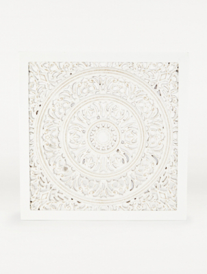 White Filigree Plaque | Home | George at ASDA