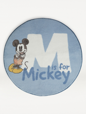 Disney Mickey Mouse Blue Rug | Home | George at ASDA