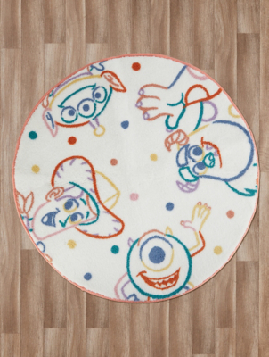 Multi Pixar Round Rug | Home | George at ASDA