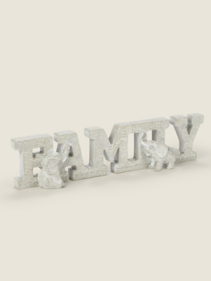 Grey Family Sign | Home | George at ASDA