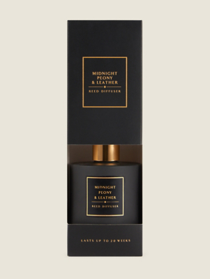 Black Midnight Peony Scented Extra Large Reed Diffuser | Home | George ...