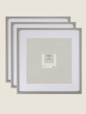 Grey Box Frame 20 x 20 Inch - Set of 3 | Home | George at ASDA