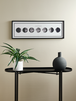 Black Lunar Phases Horizontal Print | Home | George at ASDA