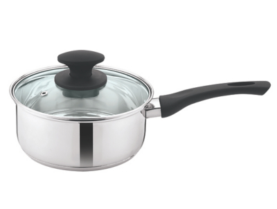 Silver Stainless Steel Saucepan and Lid 1.8L | Home | George at ASDA