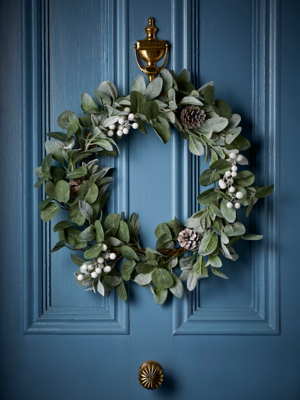 Green & White Christmas Wreath | Christmas | George at ASDA