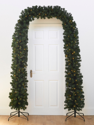 Green Pre-Lit Christmas Tree Arch | Christmas | George at ASDA