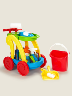 Kid Connection Cleaning Trolley Playset | Toys & Character | George at ASDA