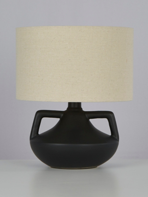 Black stubby greek Lamp | Home | George at ASDA