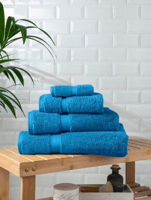 Blue Super Soft Cotton Towel Range | Home | George at ASDA