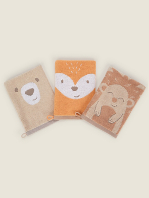Animal Wash Mitt - Set of 3 | Home | George at ASDA