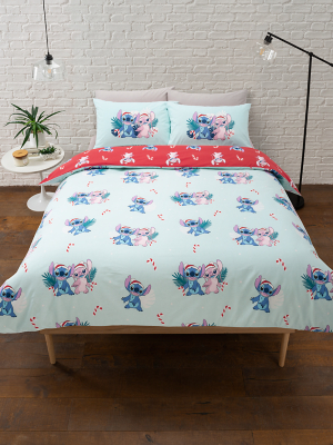 Disney Stitch Ohana Panel Reversible Duvet Set | Home | George at ASDA