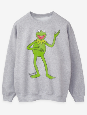 NW2 Muppets Kermit Classic Adult Printed Grey Sweatshirt | Men | George ...
