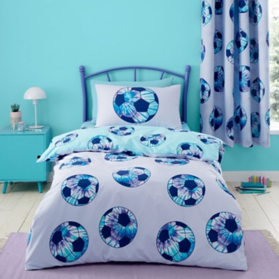 Catherine Lansfield Tie Dye Lilac Football Duvet Cover Set | Home ...