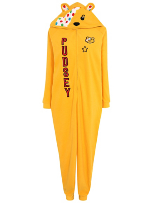 Adults Children in Need Hooded Pudsey Onesie | Women | George