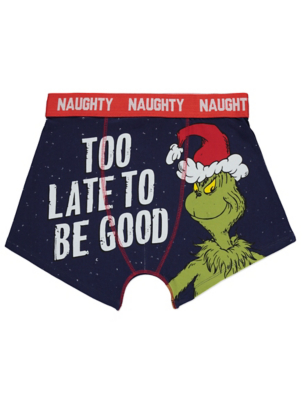 Dr. Seuss The Grinch Christmas Boxer Shorts | Men | George