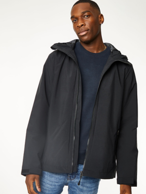 Black Lightweight Zip Up Jacket | Men | George at ASDA