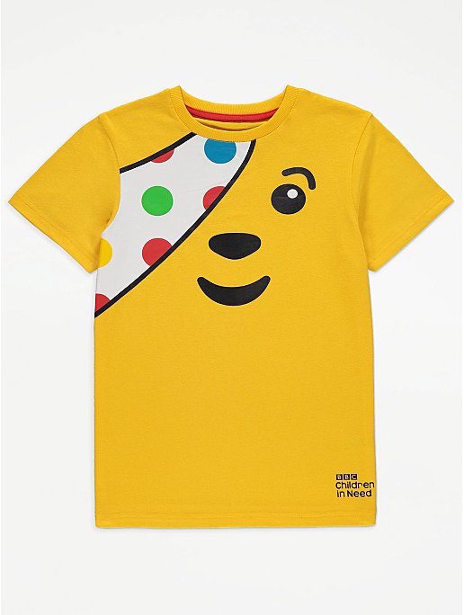 Children in Need Pudsey Bear Yellow T-Shirt | Kids | George at ASDA Children in Need Pudsey Bear Yellow T-Shirt | Kids | George at ASDA