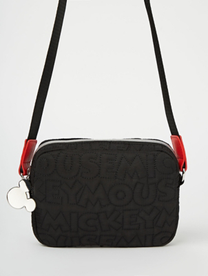 Disney Mickey Mouse Black Cross Body Bag | Kids | George at ASDA