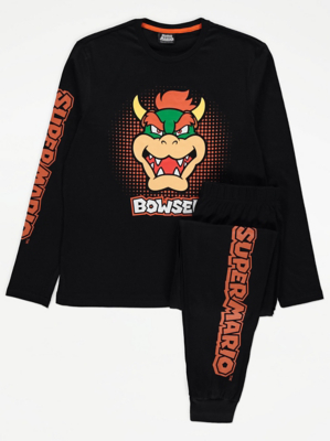 Super Mario Bowser Adults Family Christmas Pyjamas | Men | George at ASDA