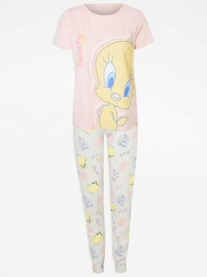 Looney Tunes Tweety Pink Pyjamas | Women | George at ASDA