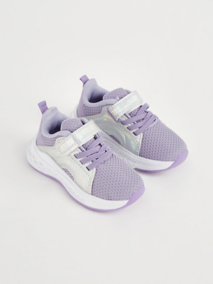 Lilac Ombré 1 Strap Sports Trainers | School | George at ASDA