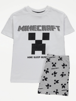 Minecraft Short Pyjamas | Kids | George at ASDA
