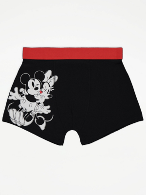 Disney Mickey Mouse Black Boxer Trunks | Men | George at ASDA