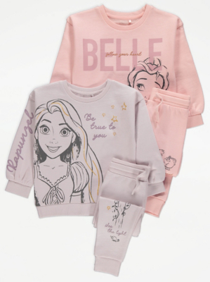 Disney Princess Belle Pink Outfits 2 Pack | Kids | George at ASDA