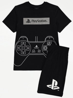 PlayStation Black Logo Pyjamas | Kids | George at ASDA