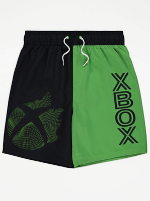 Green Xbox Logo Print Swim Shorts | Kids | George at ASDA