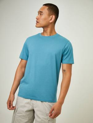 Blue Slim Fit T-Shirt | Men | George at ASDA