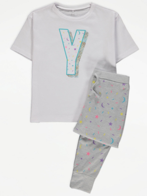 Alphabet Letter Y Printed Pyjamas | Kids | George at ASDA