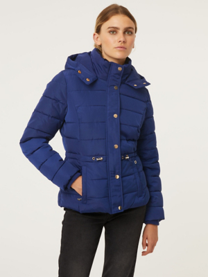 Navy Padded Short Coat | Sale & Offers | George at ASDA