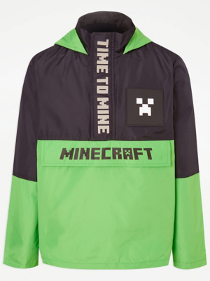 Green Minecraft Colour Block Jacket | Kids | George at ASDA