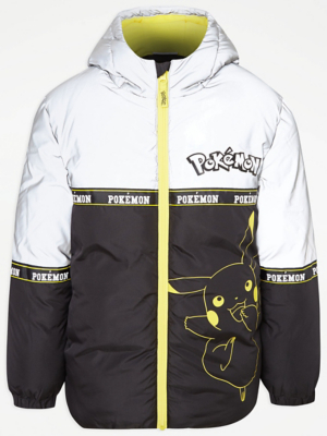 Pokémon Grey Padded Coat | Kids | George at ASDA