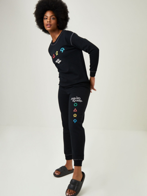 Squid Games Black Graphic Print Joggers | Women | George at ASDA