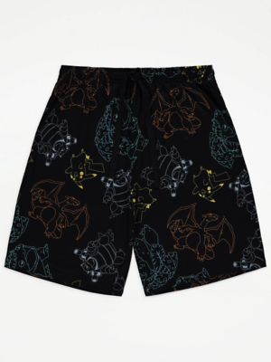 Pokémon Charizard Black Printed Pyjamas Shorts | Men | George at ASDA