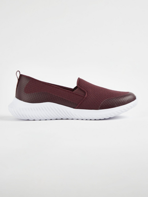 Burgundy Slip On Comfort Shoes | Women | George at ASDA