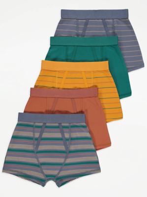Striped Trunks 5 Pack | Kids | George at ASDA