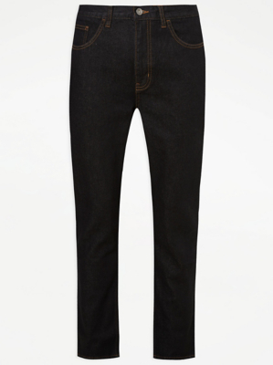 Black Straight Fit Jeans | Men | George at ASDA