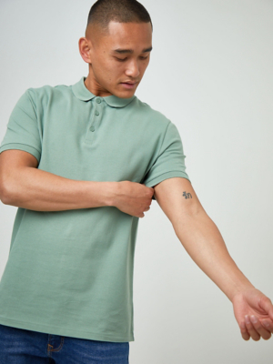 Light Green Polo Shirt | Men | George at ASDA
