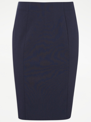 Navy Senior Girls School Pencil Skirt | School | George at ASDA