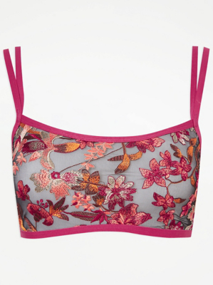 Entice Rose Tapestry Bralette | Lingerie | George at ASDA