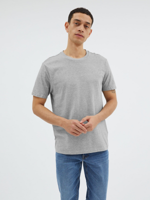 Light Grey Plain T-Shirt | Men | George at ASDA