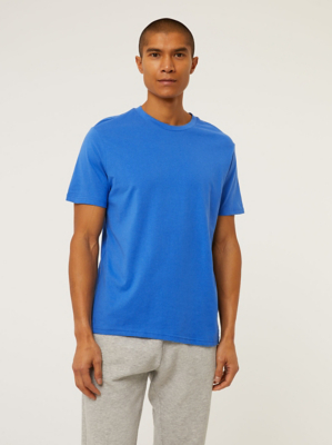 Blue Basic Jersey Crew Neck T-Shirt | Men | George at ASDA