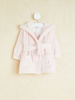 Billie Faiers Pink Fleece Rabbit Ears Dressing Gown | Baby | George at ASDA