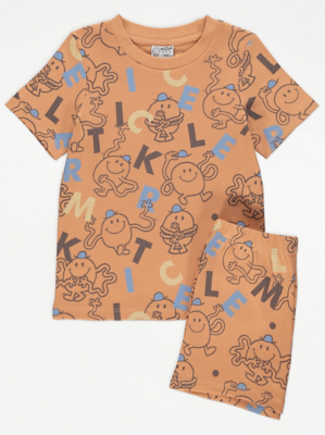 Mr Men Mr Tickle Orange Short Pyjamas | Kids | George at ASDA