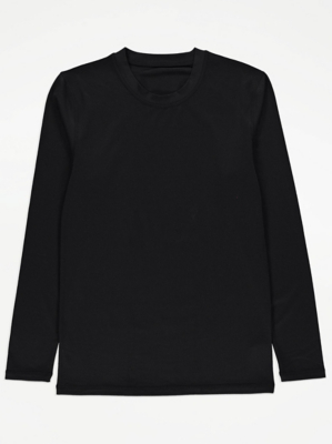 Black Long Sleeve Base Layer Top | Men | George at ASDA